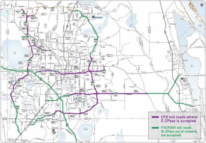 Your E-ZPASS is Now Accepted on Some Central Florida Toll Roads | I-95 ...